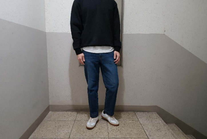 [피스워커] 20ss신상! 오디너리 크롭핏 사이즈 (CLASSYNARY DEEP BLUE - Ordinary Crop ...