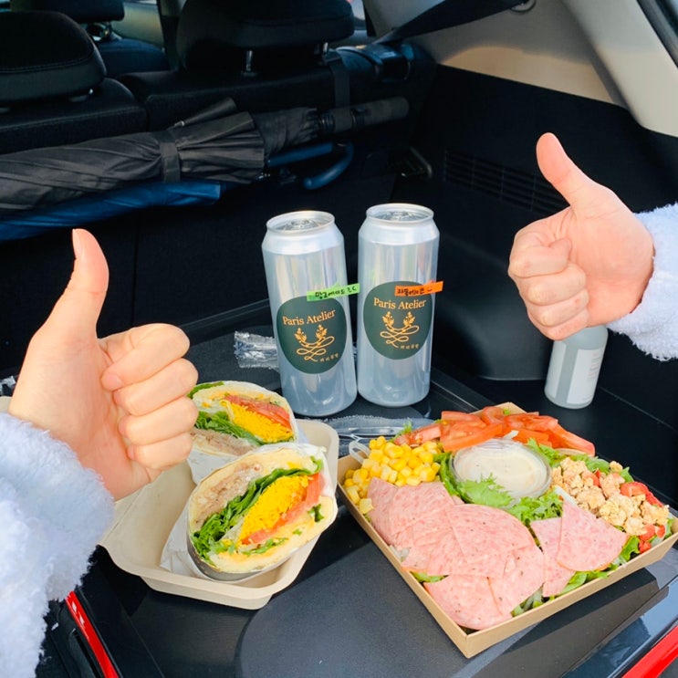 *파리공방* 위례커피•샌드위치 맛집 배달의민족 단체배달주문도 가능!! : 네이버 블로그