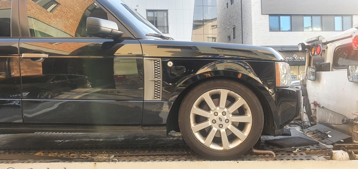 동탄 수입차정비 마일레오토서비스 동탄2신도시점 레인지로버 보그 차체 주저앉음차고 꺼짐 차고제어 시스템 에러 경고등 점등으로