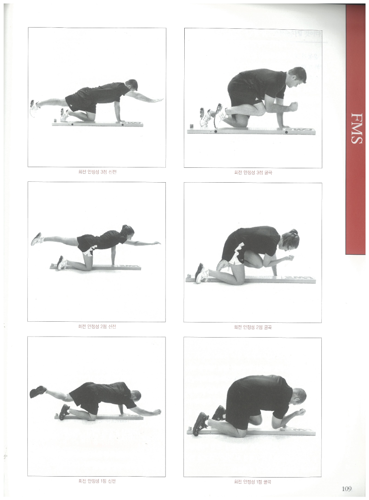 FMS) 7가지의 FMS 테스트 목록 - 회전 안정성 움직임 패턴(Rotary Stability Movement Pattern ...