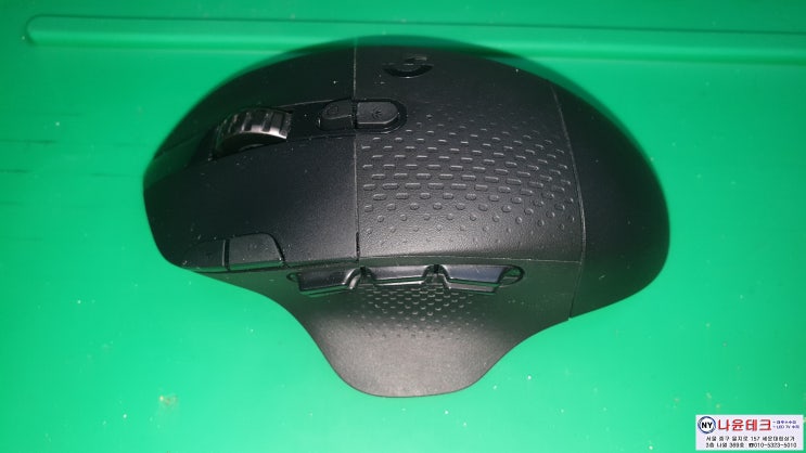 로지텍 G604lightspeed무선게이밍마우스 구입2주후 더블클릭증상발생 수리 옴론스위치를 후아노불루불루쉘로 교체 작업