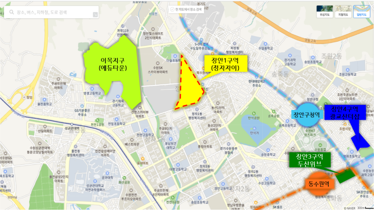 수원 재개발 정자자이장안1구역 사업현황 네이버 블로그