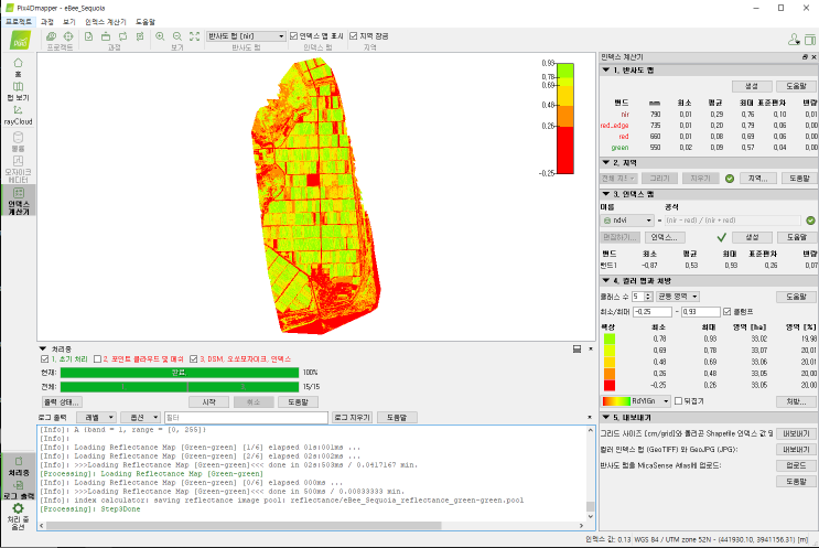 eBee+, Sequoia 멀티스펙트럴 이미지 Pix4D 매핑 : 네이버 블로그