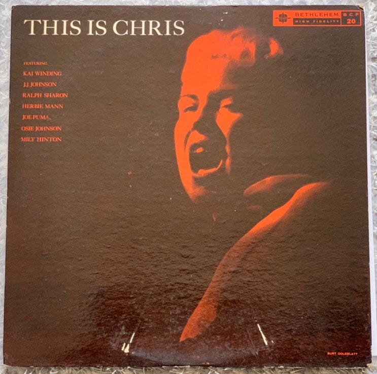[LP] Chris Connor - This is Chris (1955) : 네이버 블로그