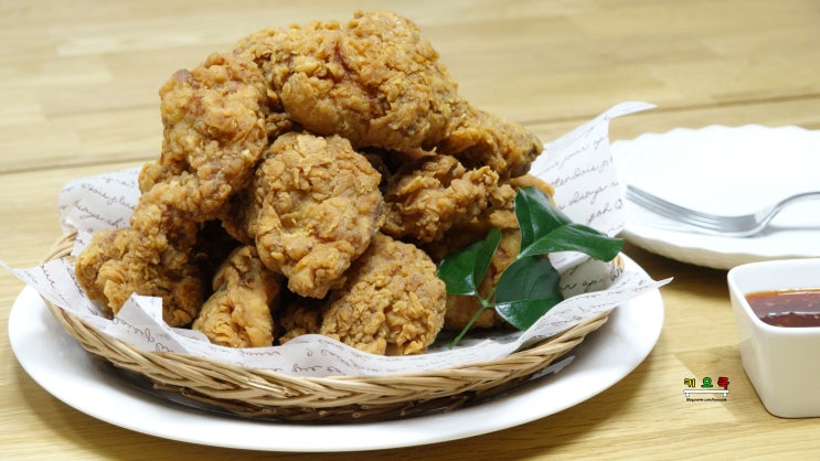 바삭바삭 파는 것보다 맛있는 '놀면 머 하니' 후라이드치킨 만들기 /양념치킨 [키요쿡 kiyocook] : 네이버 블로그
