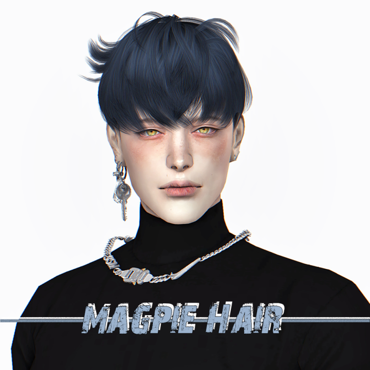 [심즈4 헤어] Magpie Hair : 네이버 블로그