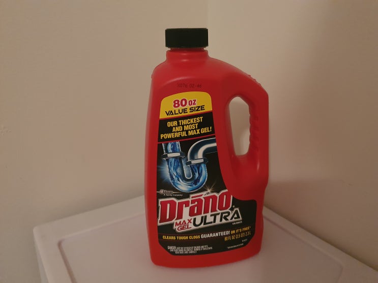 미국일상 막힌 세면대(배수관) Drano max Ultra로 해결 : 네이버 블로그