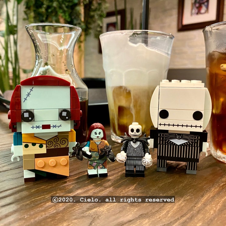 [Lego]레고 41630 크리스마스 악몽 잭 앤 샐리 브릭헤즈와 잭 앤 샐리 미피/Lego Brickheadz Jack and ...