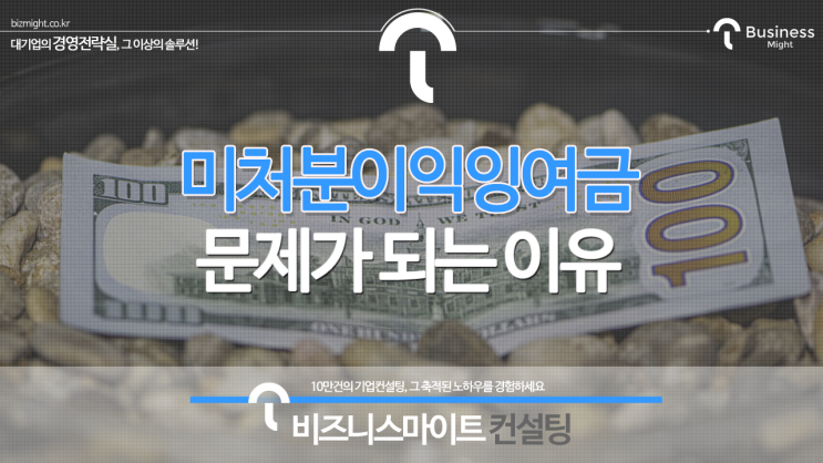 미처분이익잉여금 문제가 되는 이유 네이버 블로그