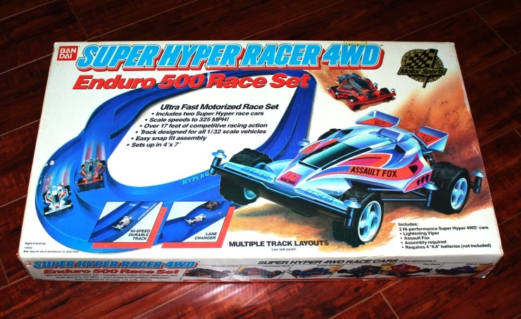 반다이[Bandai] - 슈퍼 하이퍼 레이서 4WD[Super Hyper Racer 4WD] - 엔듀로 500 경주 세트 ...