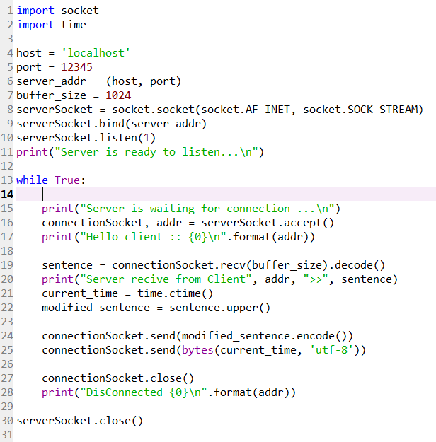 Python) TCP 방식 서버 : 네이버 블로그
