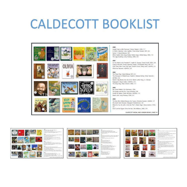 Caldecott 수상작 목록 파일을 공유합니다^^ (2020 버전) : 네이버 블로그