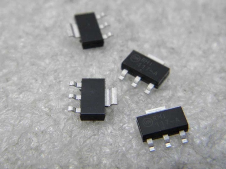 SMD 레귤레이터 SMD Regulators 1.25-18.8V ADJ 1A Positive(NCP1117STAT3G ...