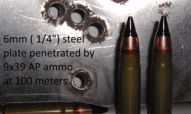 9×39mm탄의 XSAPI 방탄판 관통짤 : 네이버 블로그