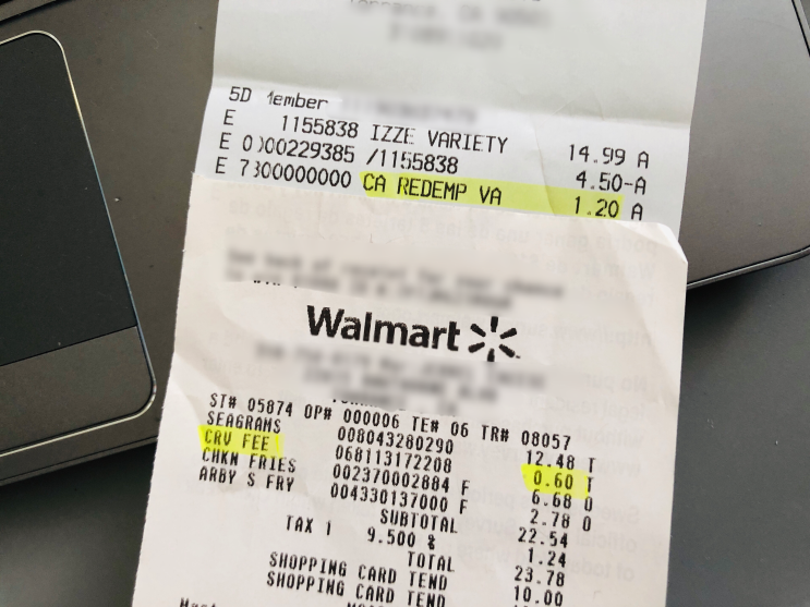 [CA CRV] 캘리포니아 공병 재활용하기 : 네이버 블로그