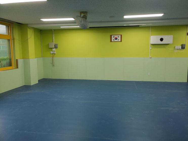익산 동산초등학교 소규모실내체육시설 다오코리아 안전 보호벽매트안전패딩 설치 네이버 블로그