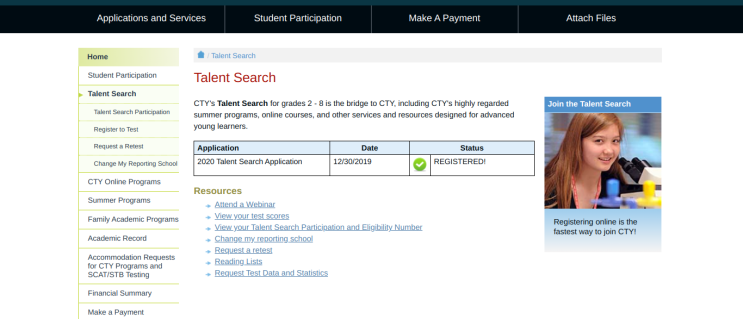 미국 존스홉킨스 CTY 영재캠프 SCAT 시험 등록 방법 : 네이버 블로그