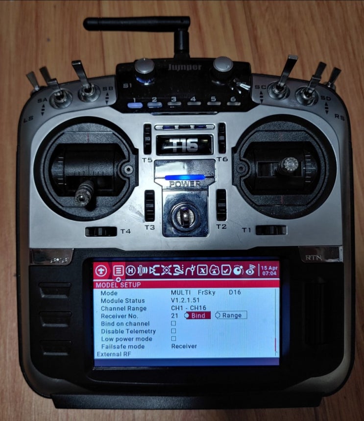 Jumper T16 멀티모듈(V1.2.1.51) 펌업 : 네이버 블로그
