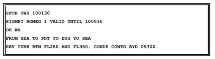 SIGMET (Significant Meteological Information), AIRMET : 네이버 블로그