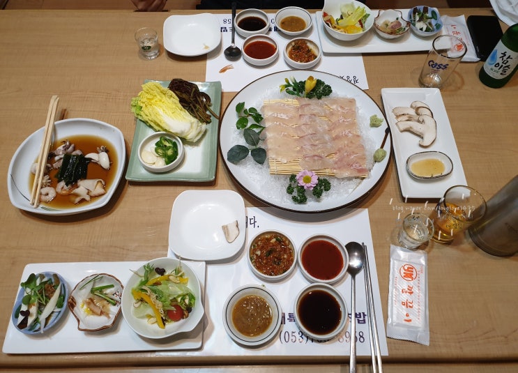 대구일식코스요리들안길횟집 신선하고 푸짐한 코스요리 맛집 대륙회초밥 네이버 블로그