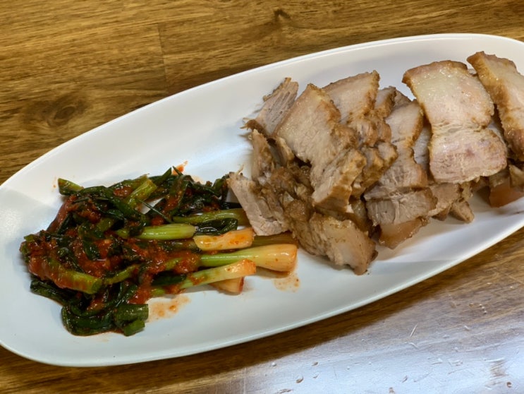 무수분 수육 5분 레시피 (feat. 네이버 모먼트) : 네이버 블로그