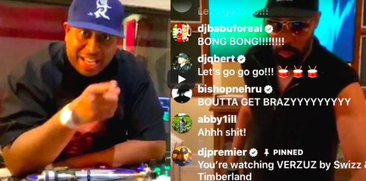 DJ Premier VS. RZA instagram live battle (2020) : 네이버 블로그