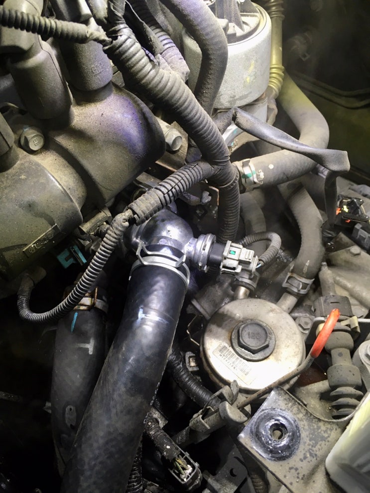 스파크 엔진경고등 P0599 써모스탯 울산동구카센터 태수정비 : 네이버 블로그