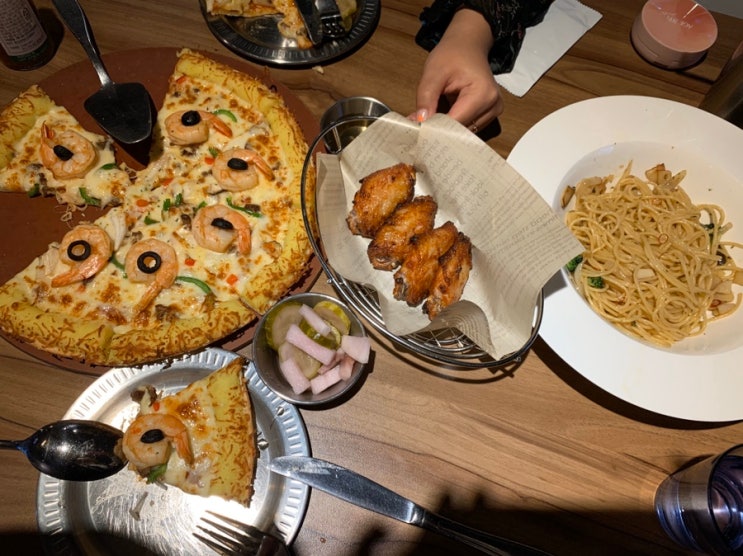 왕십리 가성비 피자 파스타 맛집 왕십리 베네토 피자앤펍 네이버 블로그