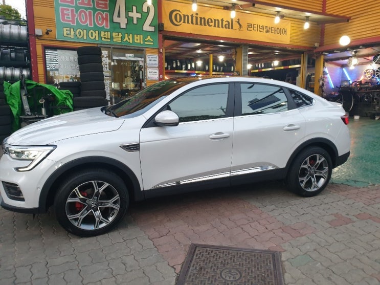 르노삼성 XM3 휠 튜닝 기아 스팅어18인치순정휠로교체했어요 : 네이버 블로그