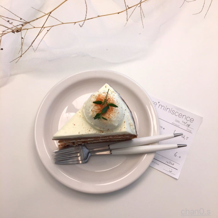 춘천온의동 레미니센스（reminiscence01 당근케이크얼그레이케이크 레스쿠키레스플랫아메리카노패션후르츠에이드