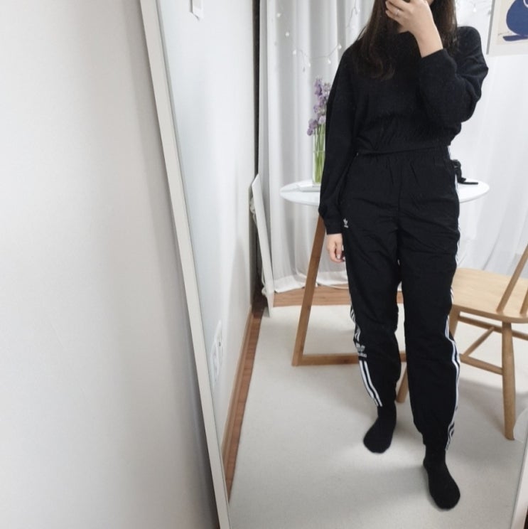 아디다스 락업 트랙팬츠 편한 데일리룩 : 네이버 블로그