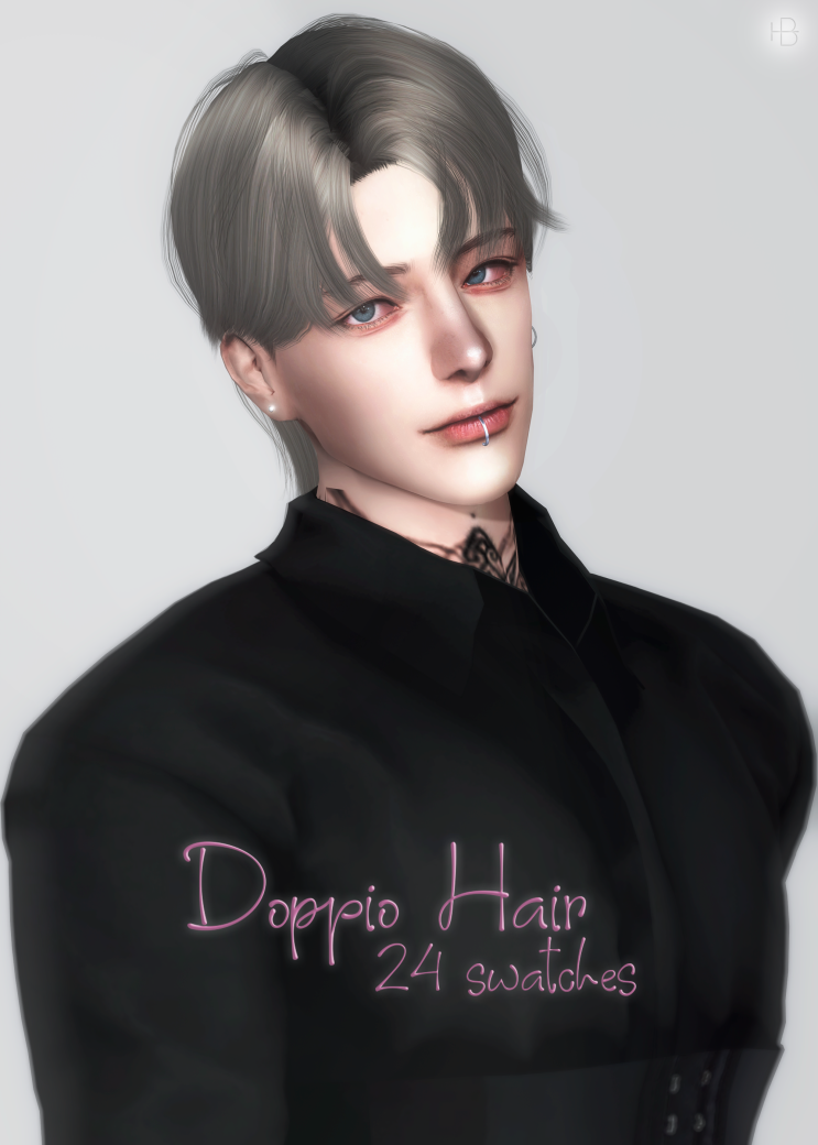 [심즈4 헤어] Doppio Hair : 네이버 블로그