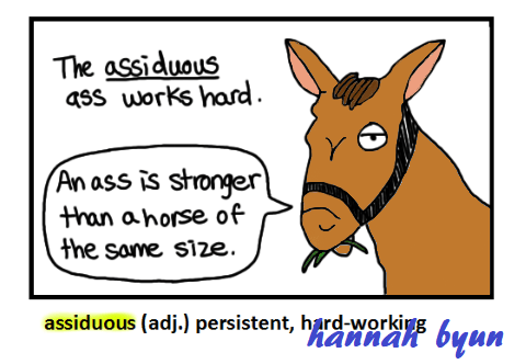 [SAT 필수단어 44 / assiduous] : 네이버 블로그