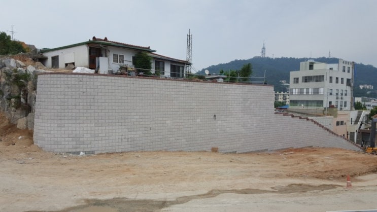 아파트외벽공사 전면석재옹벽 보강토옹벽 네이버 블로그