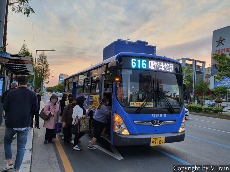 대전 616번 버스 대전승합 대전 75자 9109호 현대 개선형 뉴슈퍼에어로시티 Fl 도시형 Cng 네이버 블로그