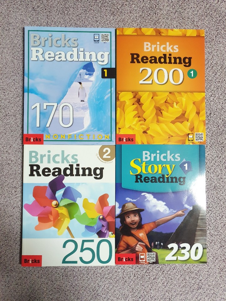 브릭스 리딩(Bricks Readin) 170 / 200 / 230 / 250 글밥, 문제 비교 : 네이버 블로그