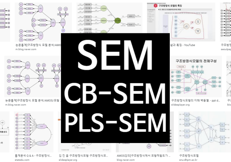 구조방정식 모형에서 관계를 추정하는 접근법 2가지 (CB-SEM, PLS-SEM)와 PLS의 활용 : 네이버 블로그