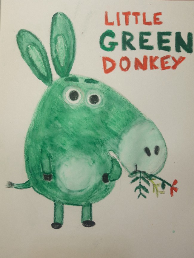 내가그린기린그림 5기 #4] LITTLE GREEN DONKEY : 네이버 블로그