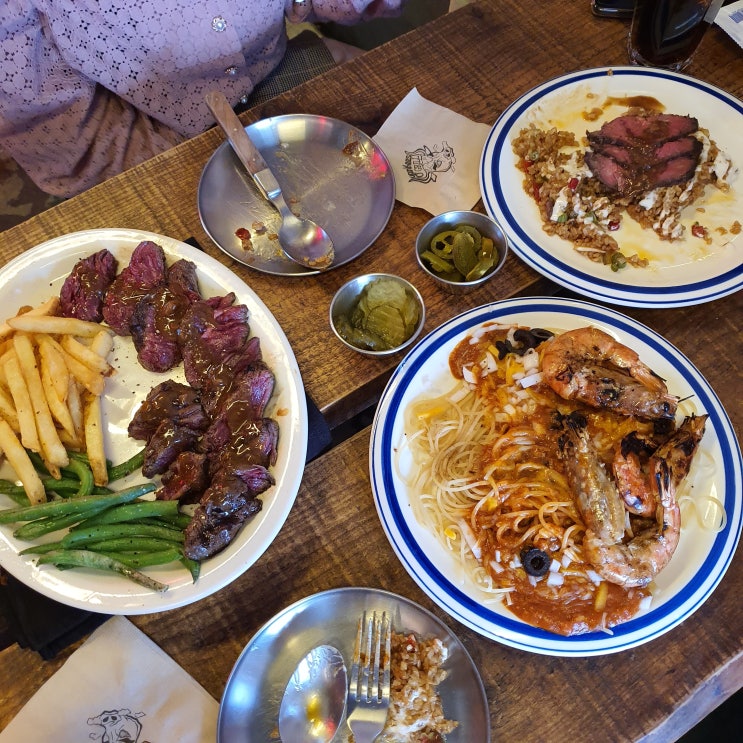 문래동 창작촌 맛집 양키스그릴 부처스스테이크 네이버 블로그
