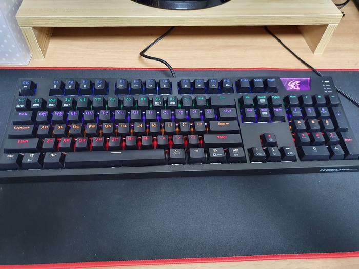 앱코 HACKER K660 게이밍키보드와 A700마우스 개봉기 : 네이버 블로그