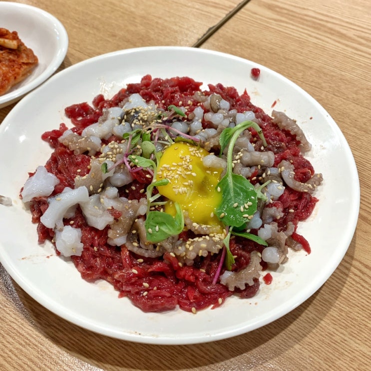 종로 광장시장 맛집 성우육회 육회육탕이 냠냠 내돈내산 네이버 블로그