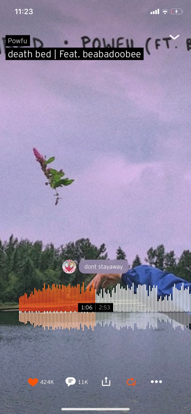 Powfu - death bed (feat. beabadoobee) : 네이버 블로그