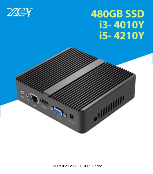 "314,300원" 미니PC XCY Fanless Mini PC Windows 10 Core i5-4 : 네이버 블로그
