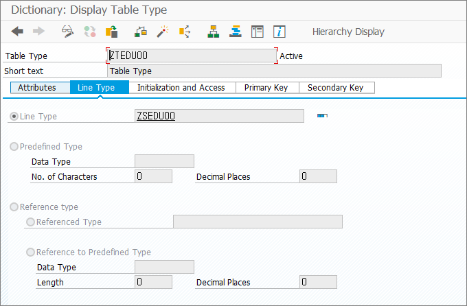 [SAP ABAP] Table Type : 네이버 블로그