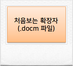 처음보는 확장자( DOCM ), docm 파일 여는방법 : 네이버 블로그