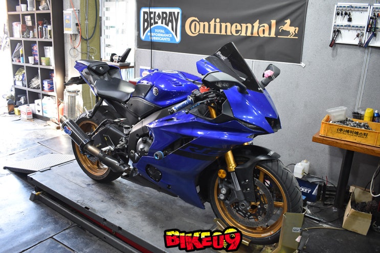 야마하 Yzf R6 오토바이 콘티넨탈 스포츠어택3 타이어 교체 정비 수리 프로모션 할인 장착 전문점 대구 바이크09