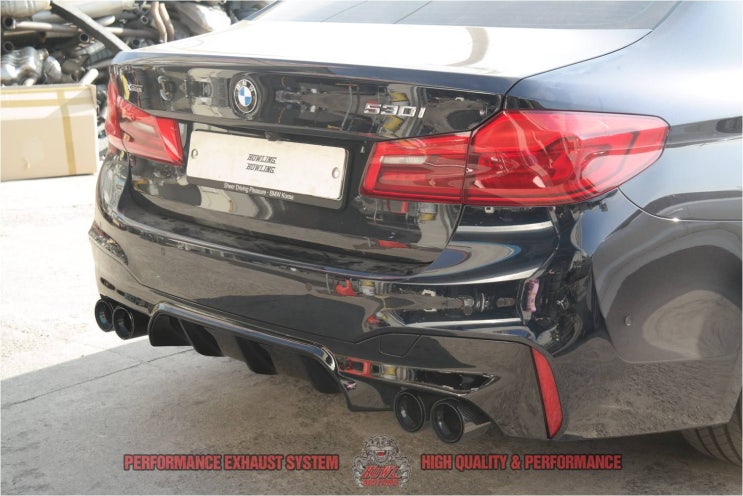 Bmw G30 530i M5디퓨저 M카본 머플러팁 액티브사운드 오토모티브70 하이엔드 M5룩 듀얼 배기튜닝 네이버 블로그