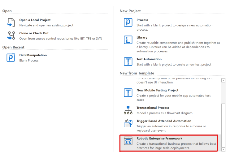 [Uipath] Robotic Enterprise Framework : 네이버 블로그