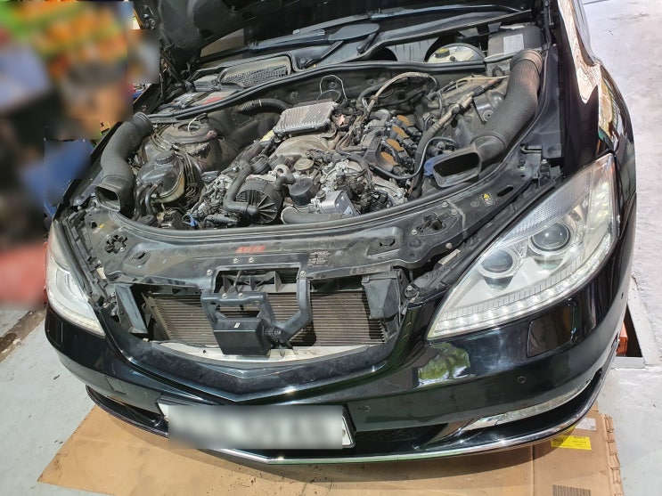 벤츠 S클래스 W221 S500 점화플러그 코일 엔진오일 미션오일 디퍼런셜오일 교환 부산 수입차 정비 드래곤