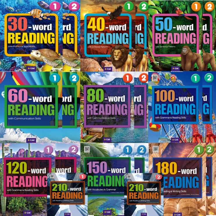 WORD READING 30 40 50 60 80 100 120 150 180 210 (워드리딩 각단계1,2구성) : 네이버 블로그